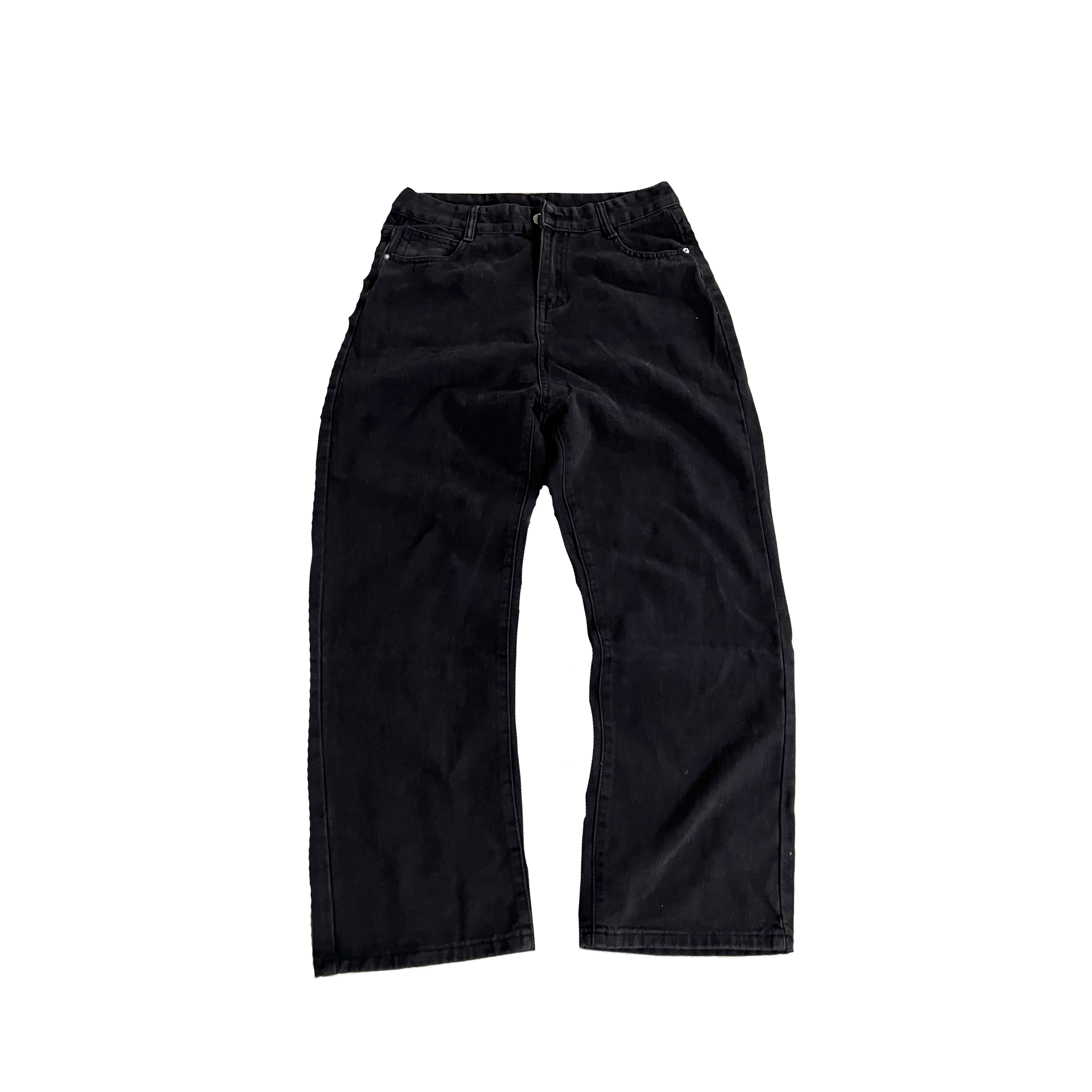 Baggy Black Denim jeans – Manii
